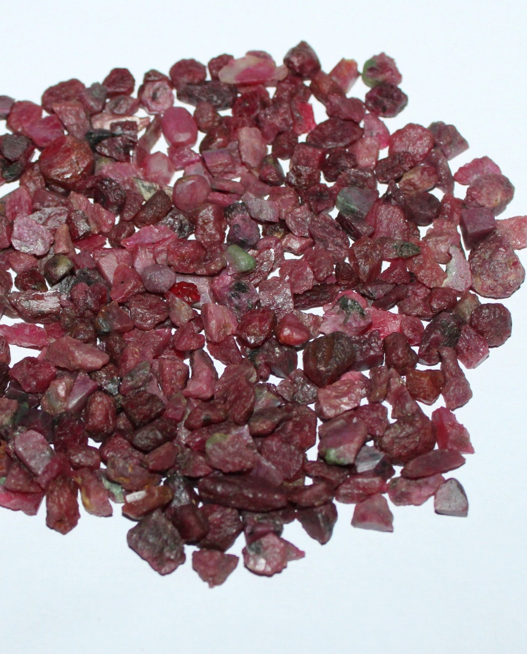 20 Carat Lot 8/12 Mm Natural Red Ruby Rough Stones, Raw Red Ruby, Red ...
