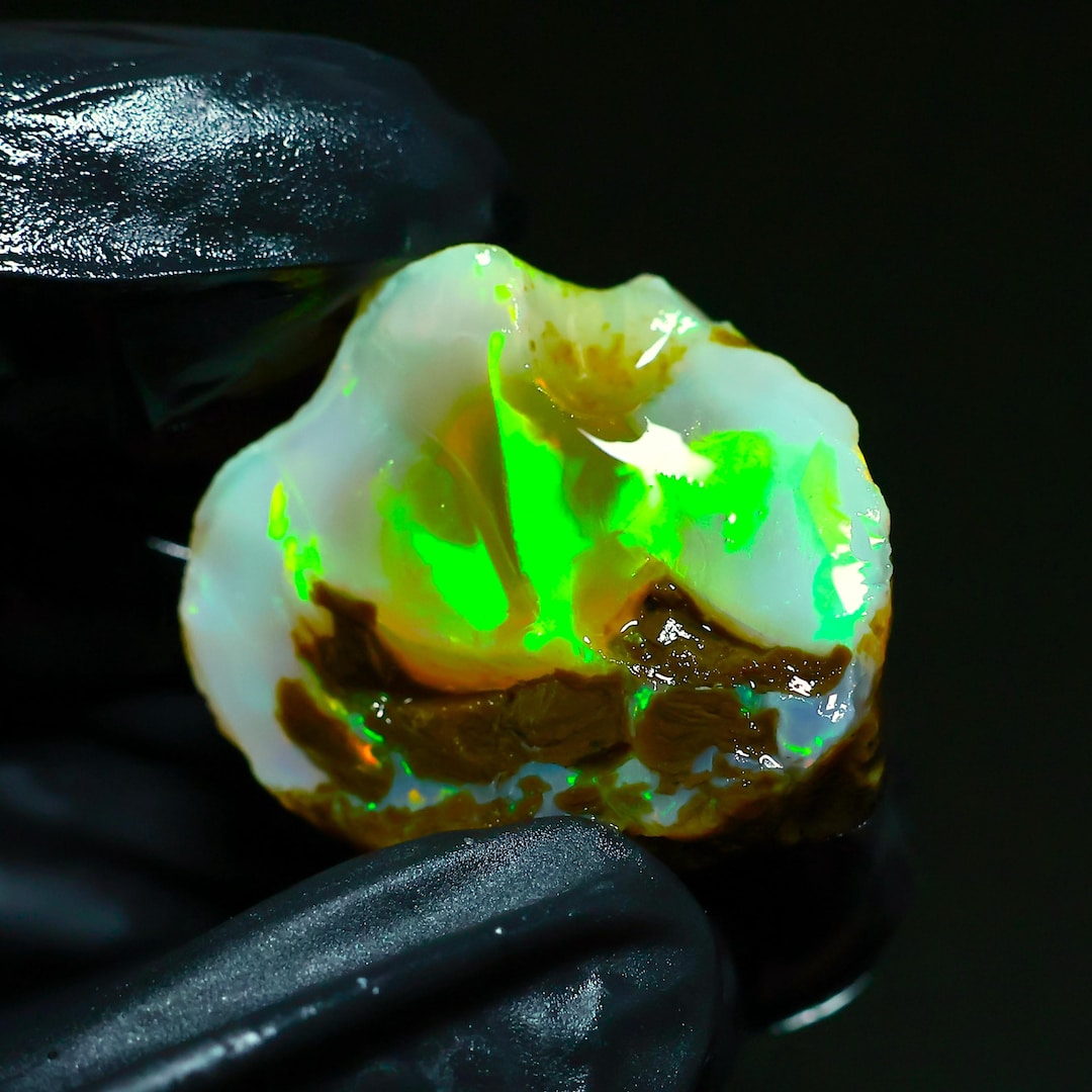 Natural Ethiopian Spiceman Opal Rough 47.65 Ct Fire Opal Raw Stone ...