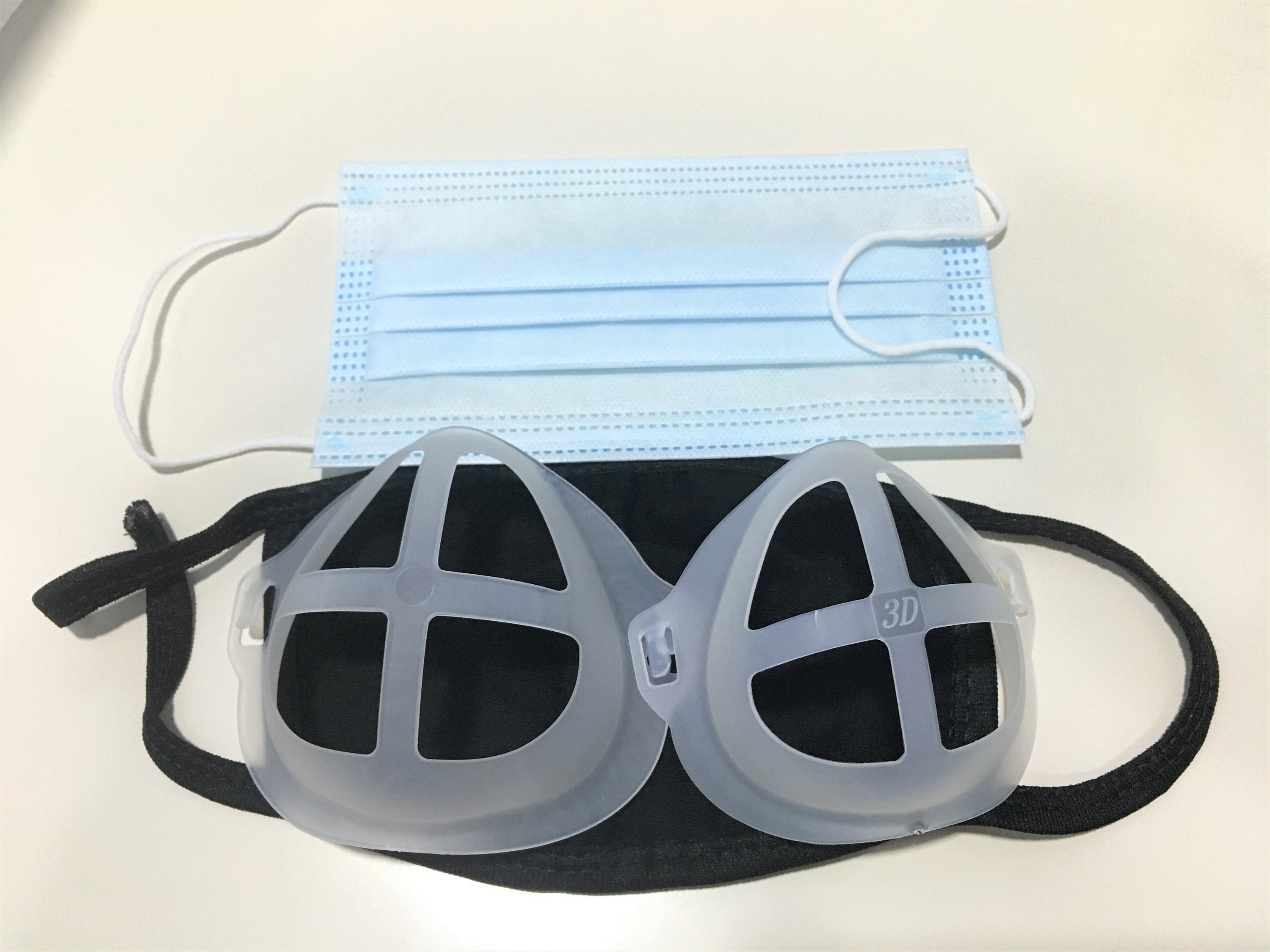 4-pack Face Mask Support Frame, Silicone Face Bracket for Mask ...