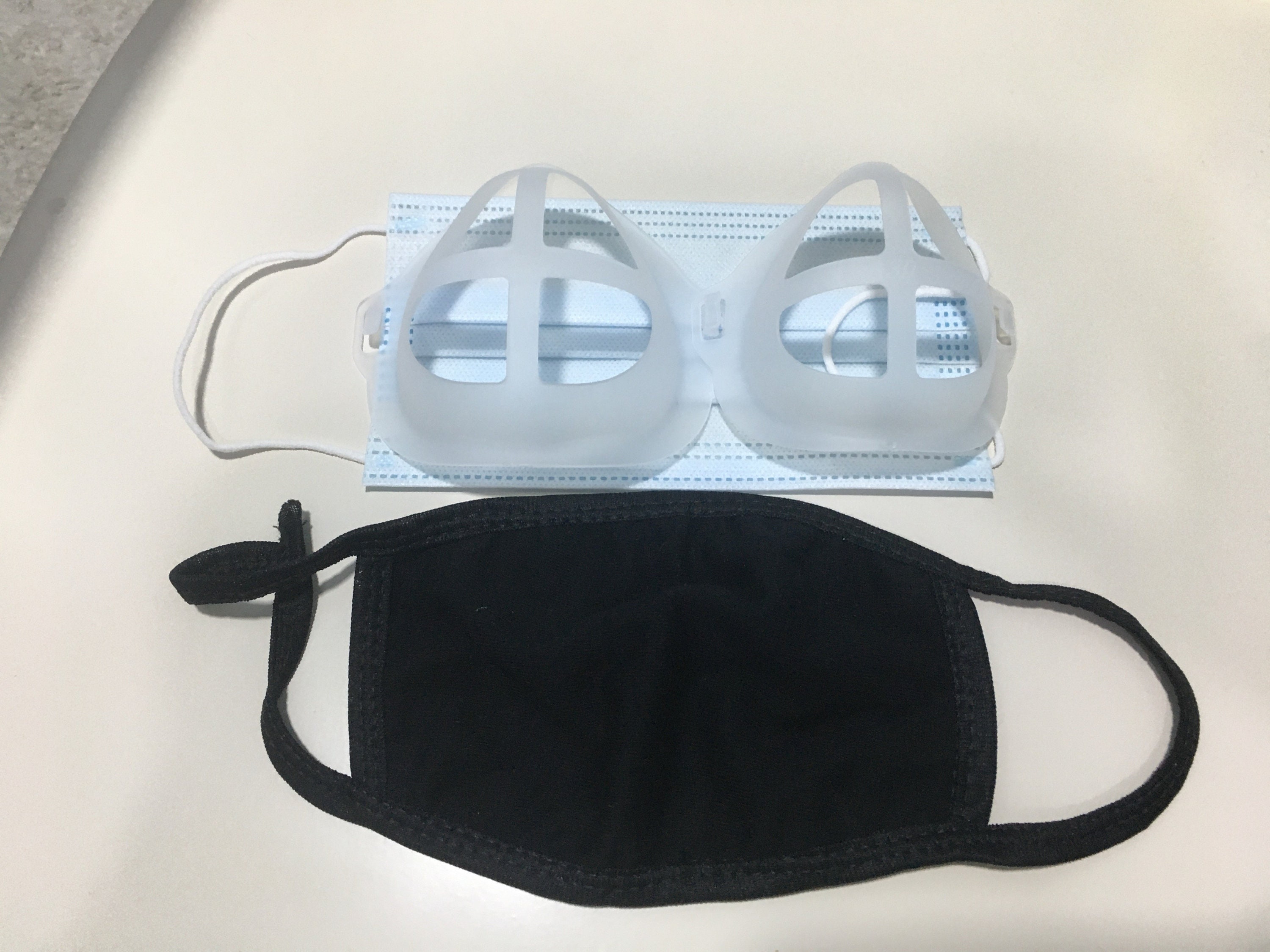 4-pack Face Mask Support Frame, Silicone Face Bracket for Mask ...