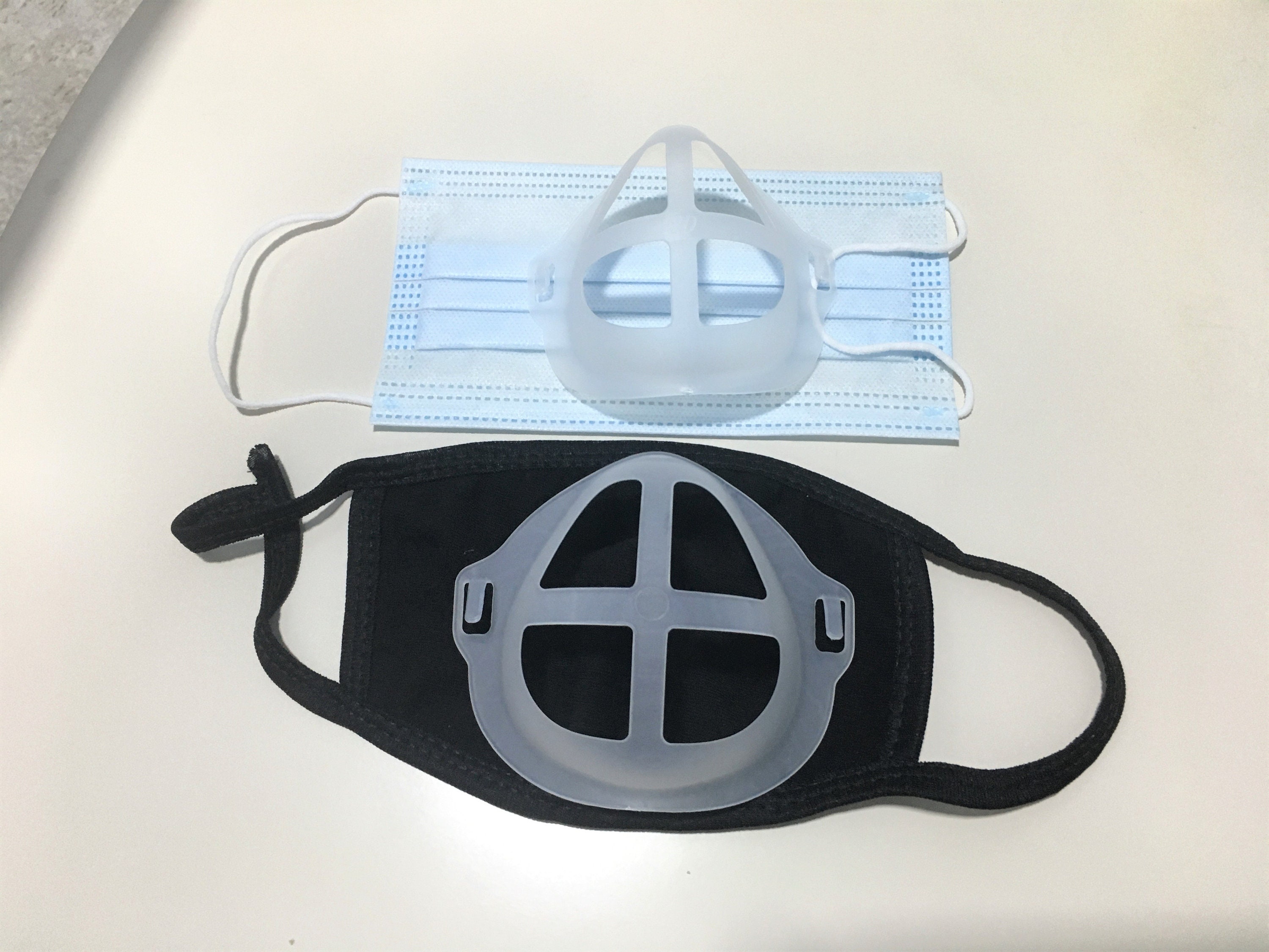 4-pack Face Mask Support Frame, Silicone Face Bracket for Mask ...