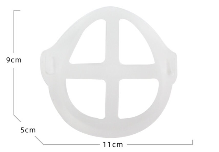 4-pack Face Mask Support Frame, Silicone Face Bracket for Mask ...