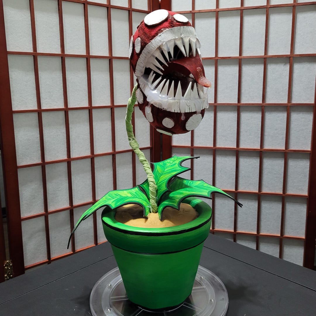 Horror Cartoon Apposable Mario Piranha Plant Cosplay Prop - Etsy