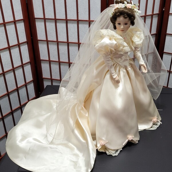 Porcelain Bride Doll Victorian - Etsy