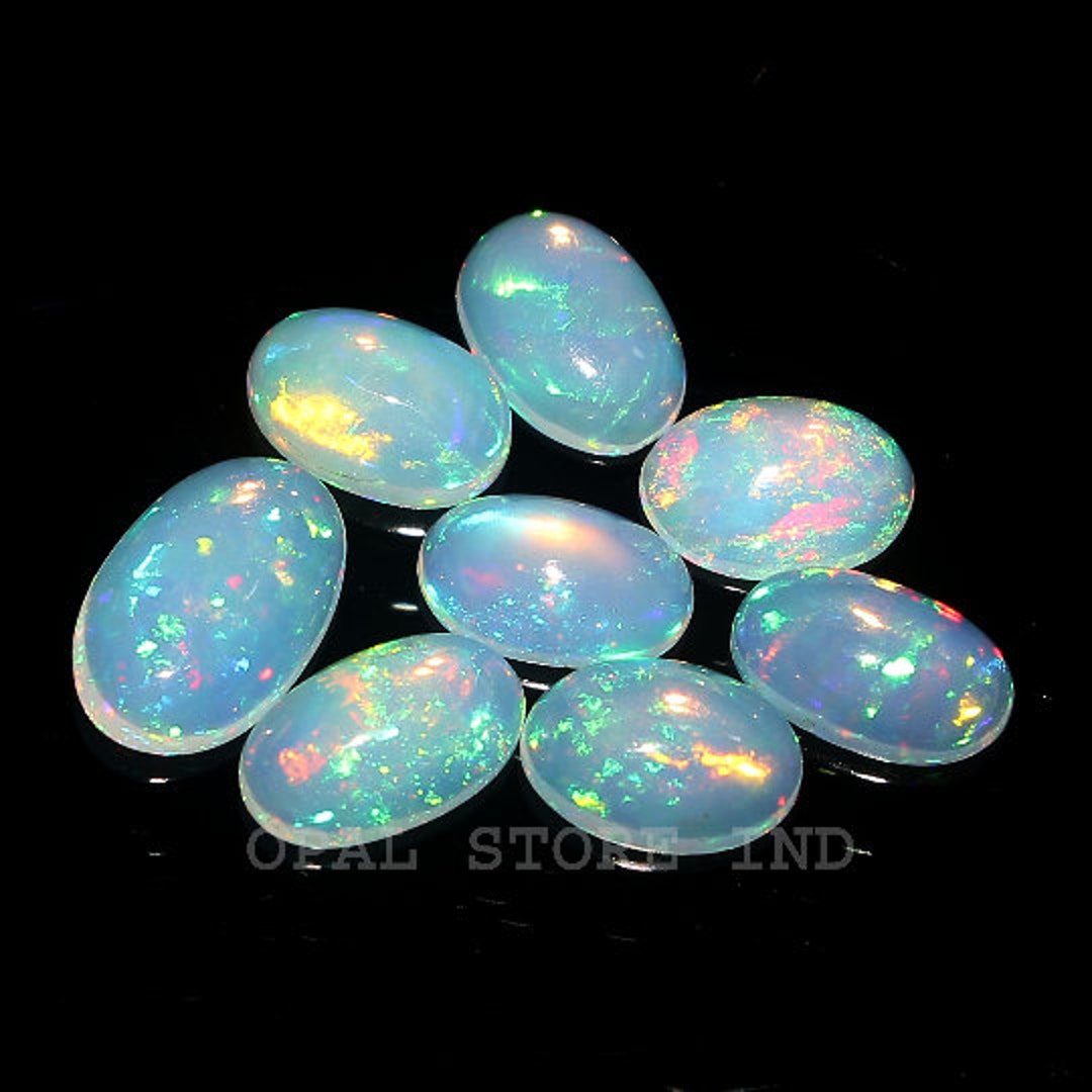 9x6 to 11x5mm Stunning Natural Ethiopian Opal , Lots Opal , Welo Fire ...