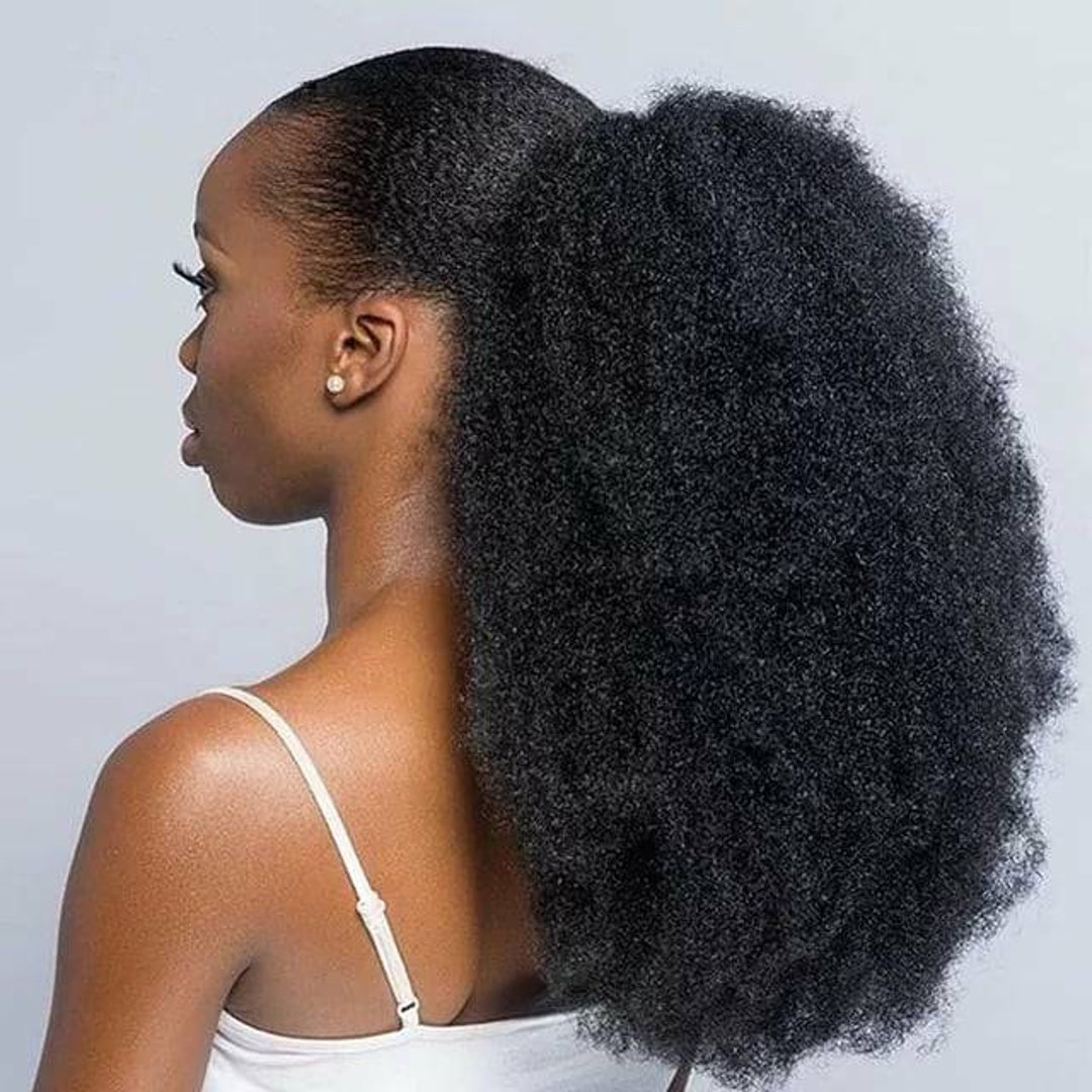 Afro Kinky Drawstring Ponytail - Etsy