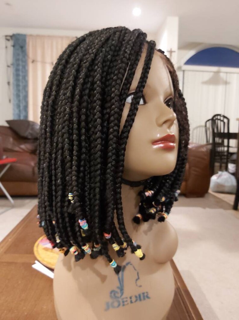 Short Bob Box Braid Wig With Accessories - Etsy Canada