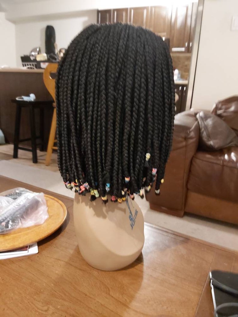 Short Bob Box Braid Wig With Accessories - Etsy Canada