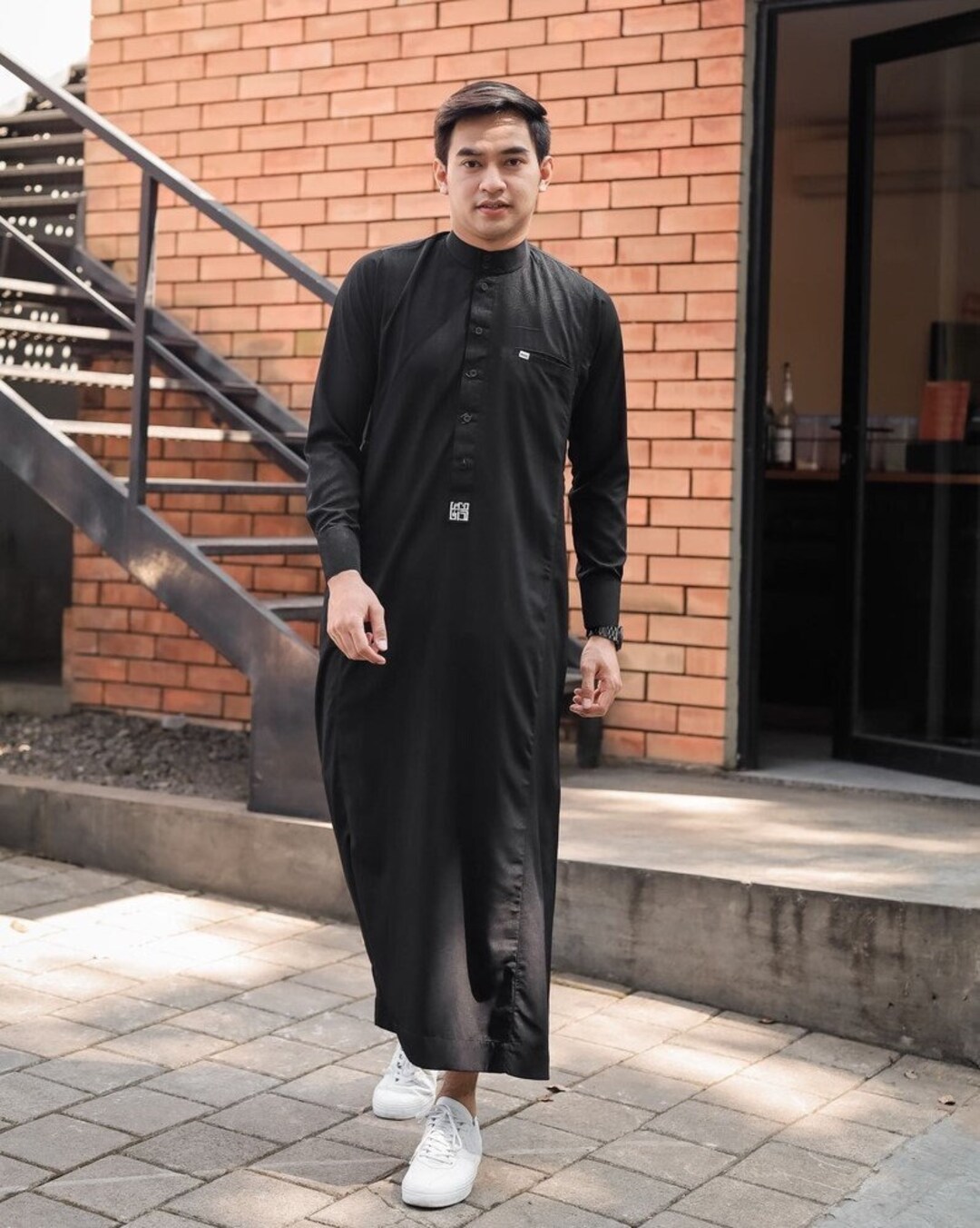 Slimfit Jubah 2024 Indonesian Muslim Islamic Thobe Gamis for Adult Men ...