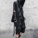 DARK Black Hooded Wizard Vest Coat Men 2021autumn Summer Sleeveless ...