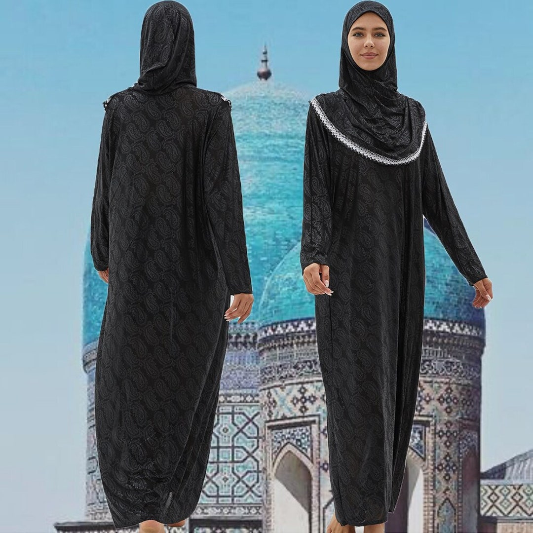 Ramadan Muslim Women's Prayer Garment 1piece Kaftan Dress - Etsy