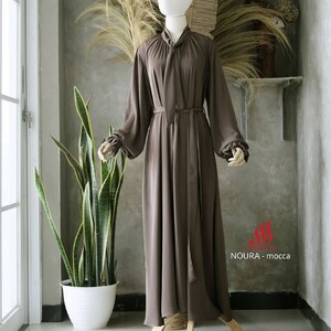 Mocca Noura Transformer Khimar Set Abaya Eid Series Half Niqab - Etsy