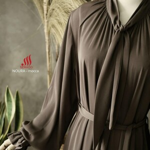 Mocca Noura Transformer Khimar Set Abaya Eid Series Half Niqab - Etsy