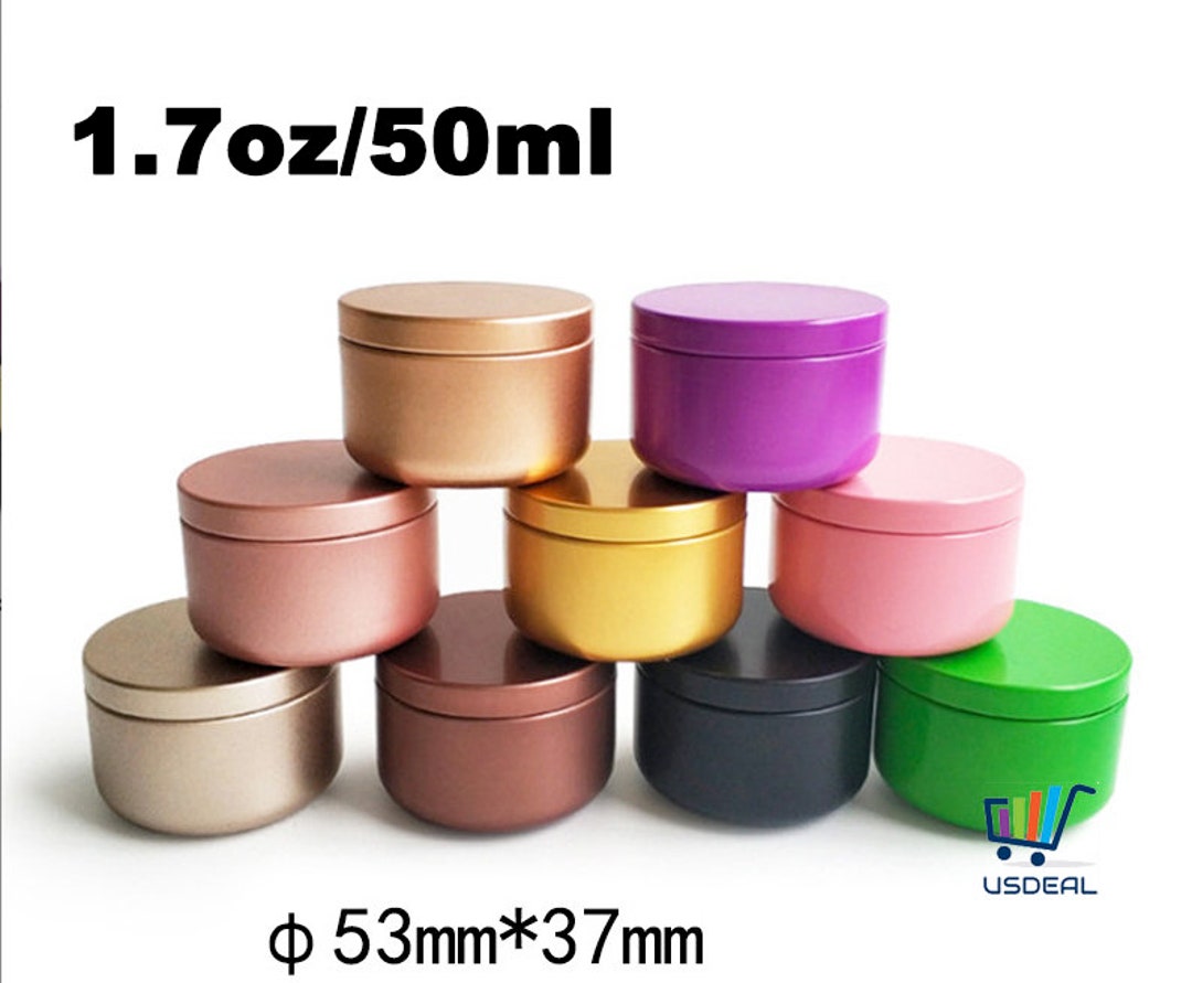 1.7oz/50ml Stash Jar Herb Storage Container, Air Tight Aluminum ...