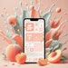 Juicy Peach Ios App Icon Pack - Soft Aesthetic Icons & Photo Widgets ...