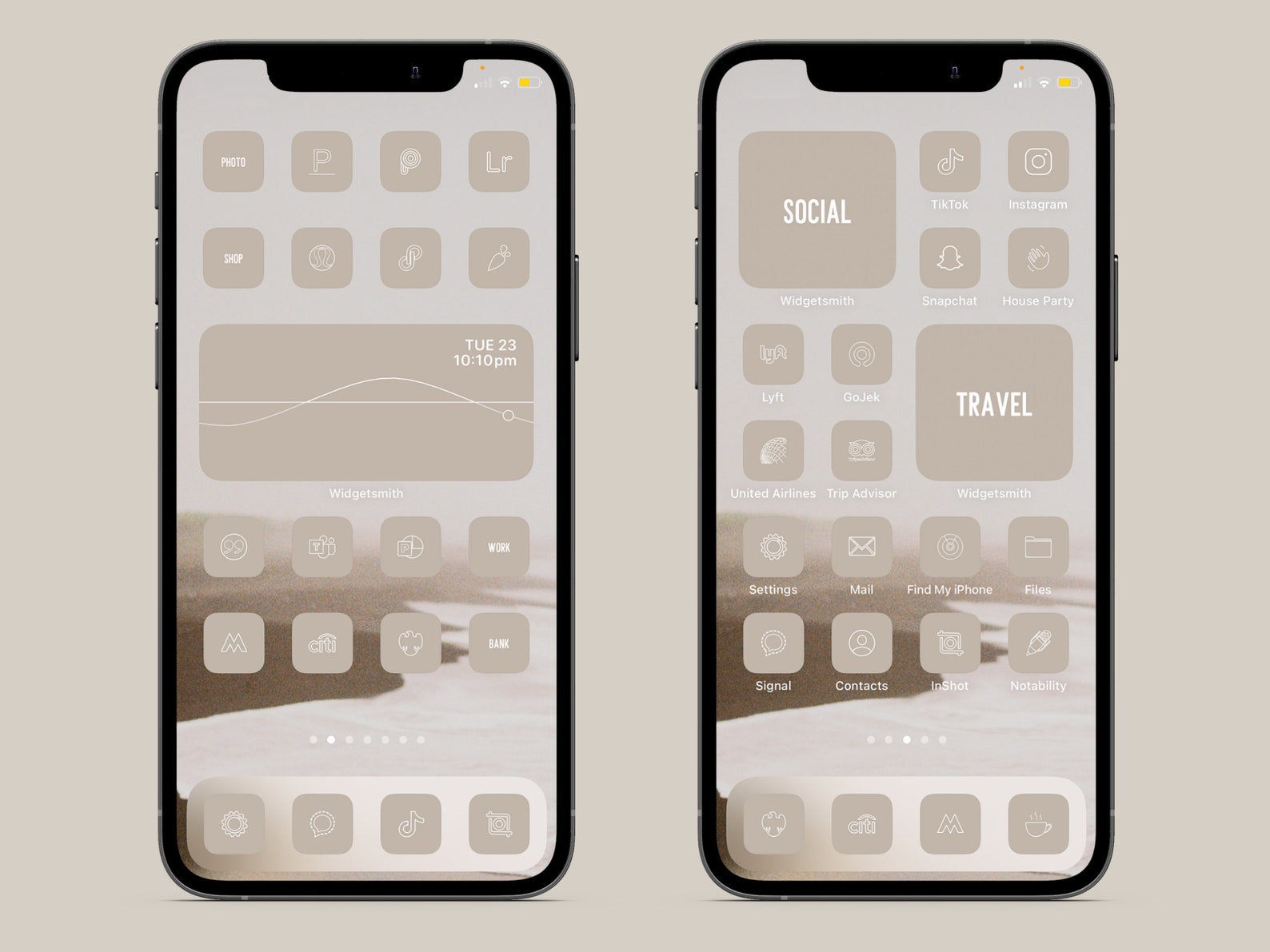 350 Minimalist Beige App Icons Icons 60 Widgets iPhone App - Etsy España