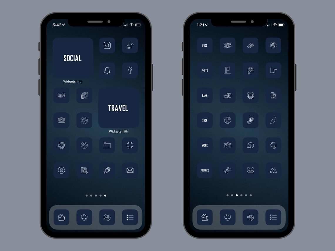 350 Navy Blue App Icons to Customize Your Home Screen in Ios14 | Etsy