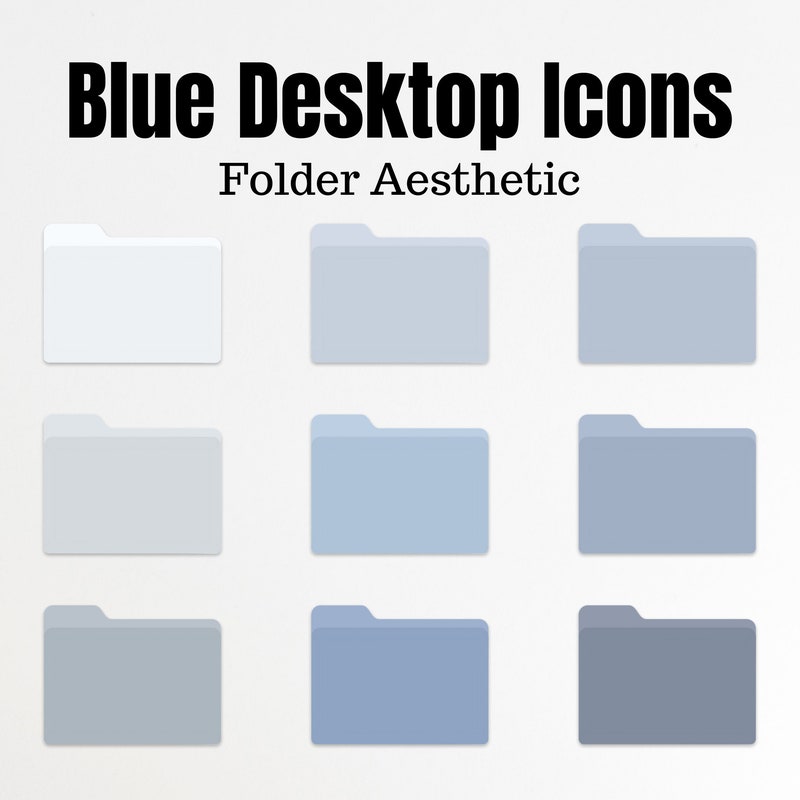 Desktop Folder Icons - Etsy
