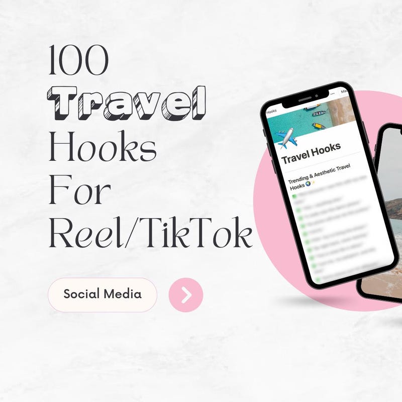 Tiktok Travel Ideas - Etsy UK