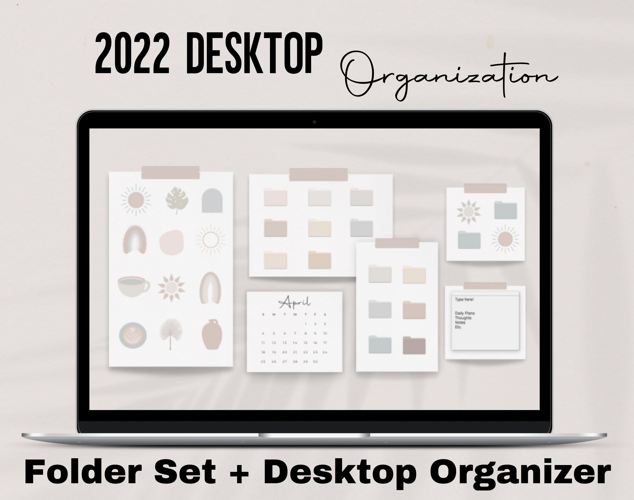 Organized Desktop Wallpaper Kramer