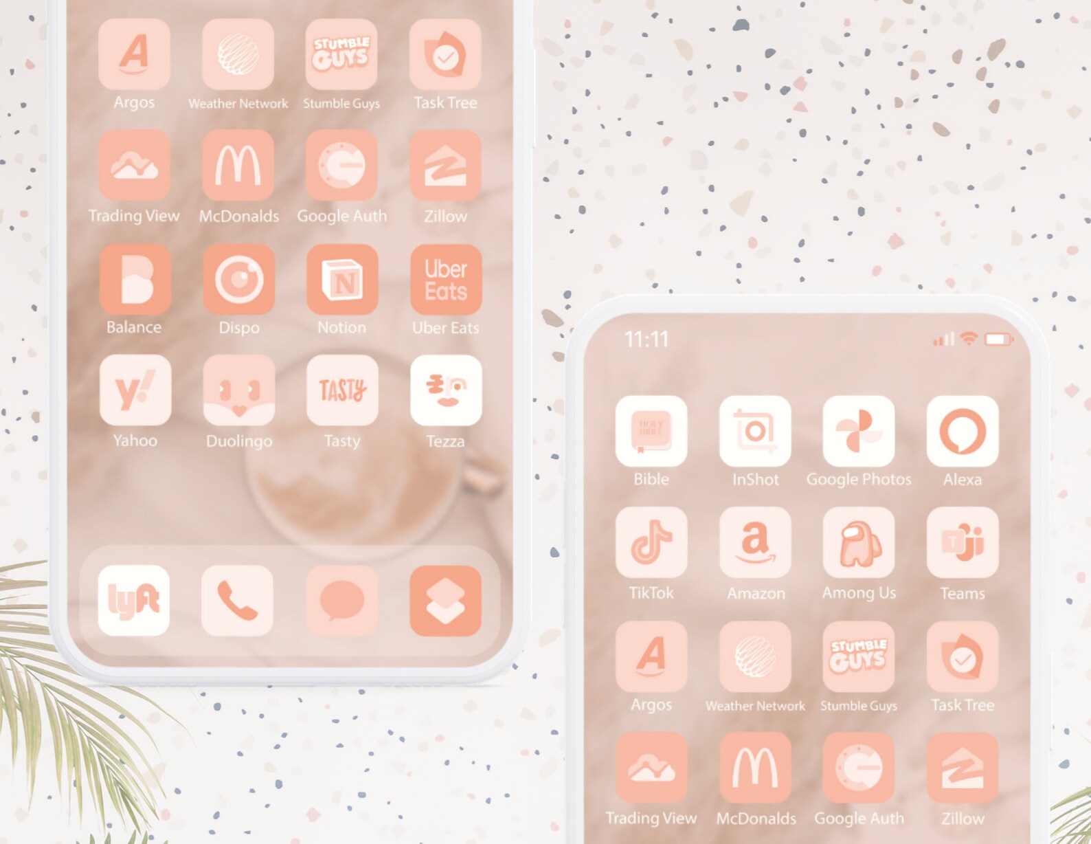 Juicy Peach Ios App Icon Pack - Soft Aesthetic Icons & Photo Widgets ...