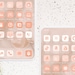 Juicy Peach Ios App Icon Pack - Soft Aesthetic Icons & Photo Widgets ...