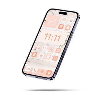 Juicy Peach Ios App Icon Pack - Soft Aesthetic Icons & Photo Widgets ...