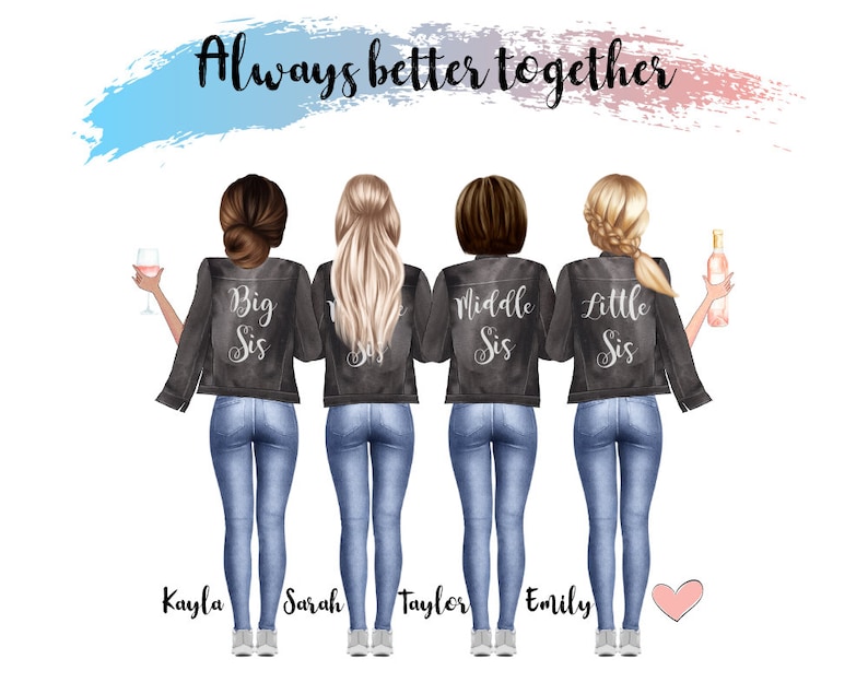 Personalized Gift Sister Digital File Sister Print Sister - Etsy