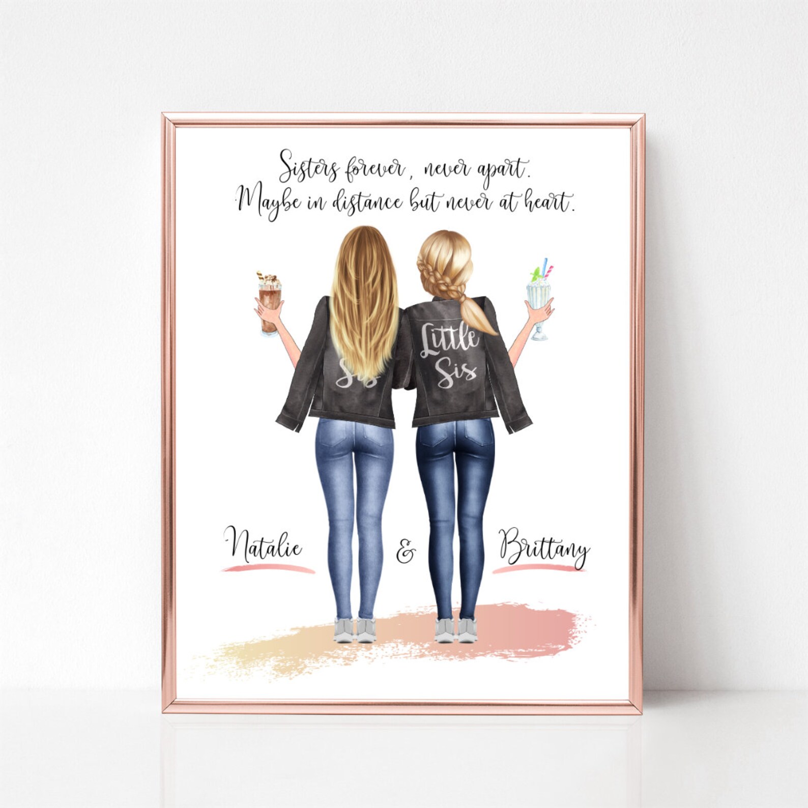 Sister Gift Personalized, Best Sister Gift Idea, Sister Birthday ...
