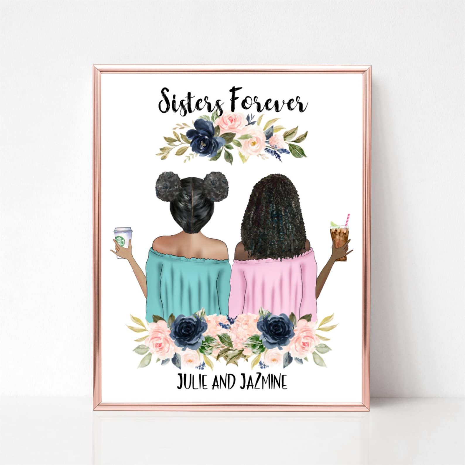 Sister Birthday Gifts Custom Sister Print Digital File | Etsy