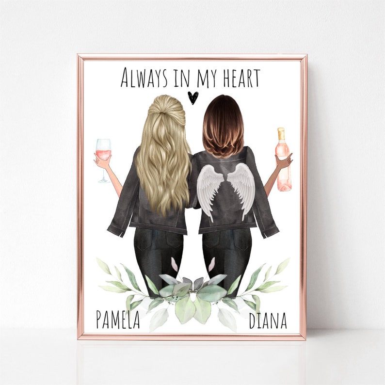 Best Friends Memorial Gift Mom Memorial Gift Memorial | Etsy