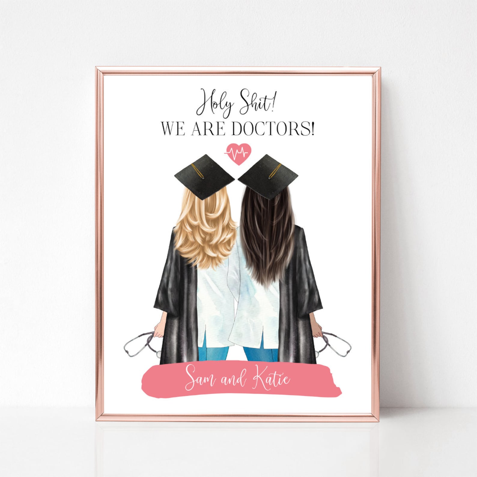 Doctor Graduation Gift Personalized Doctor Print Doctor Best - Etsy