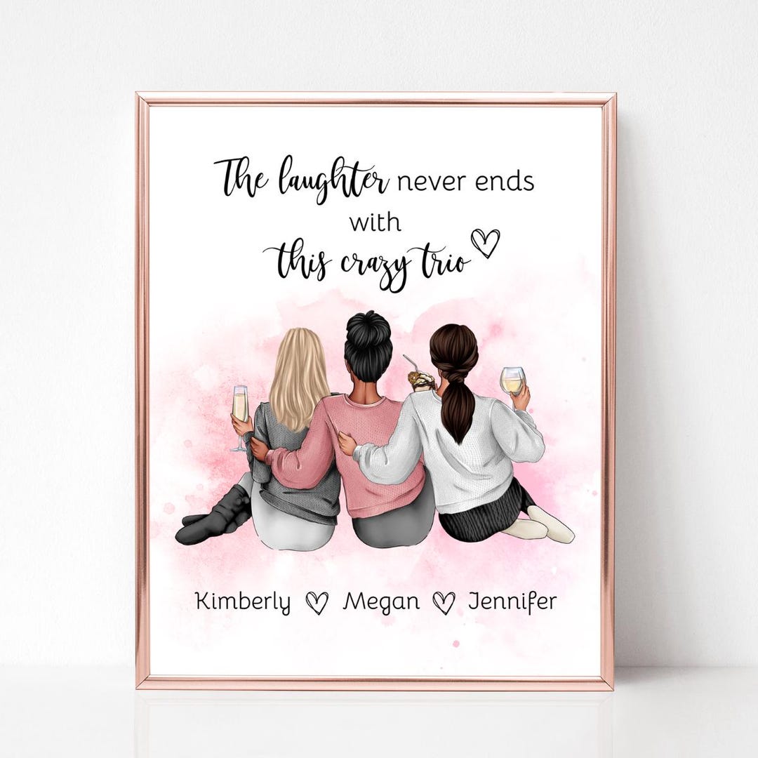 The Laughter Never Ends With This Crazy Trio, Group of Three Besties ...