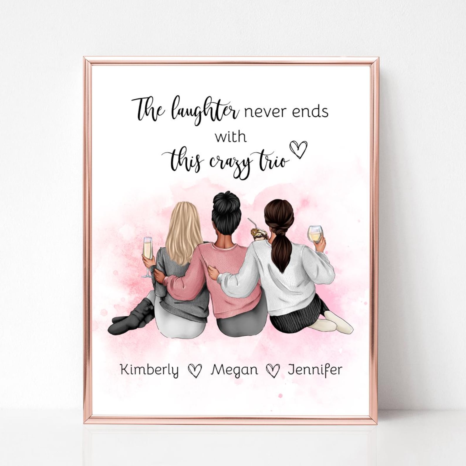 The Laughter Never Ends With This Crazy Trio, Group of Three Besties ...