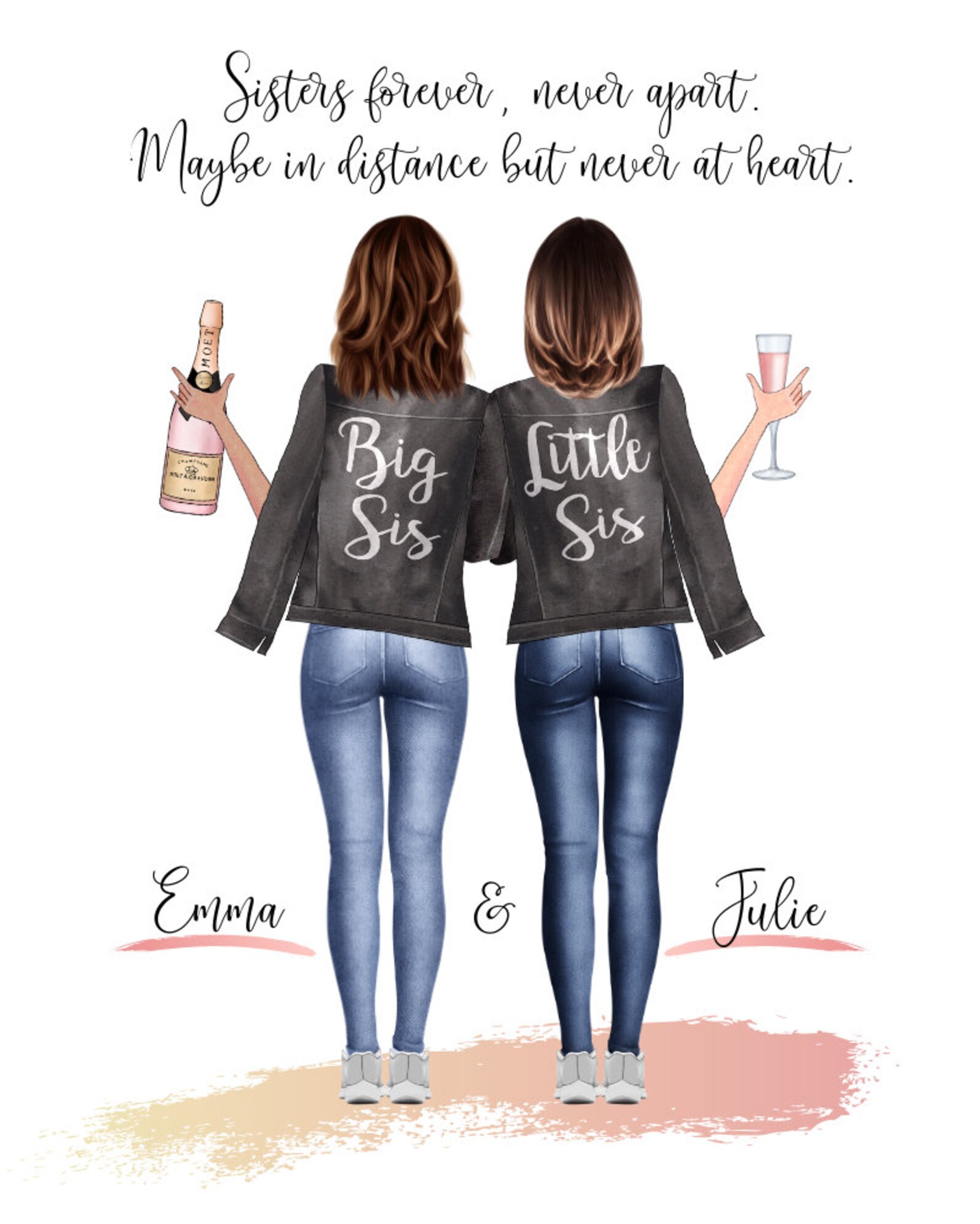 Sister Gift Personalized, Best Sister Gift Idea, Sister Birthday ...