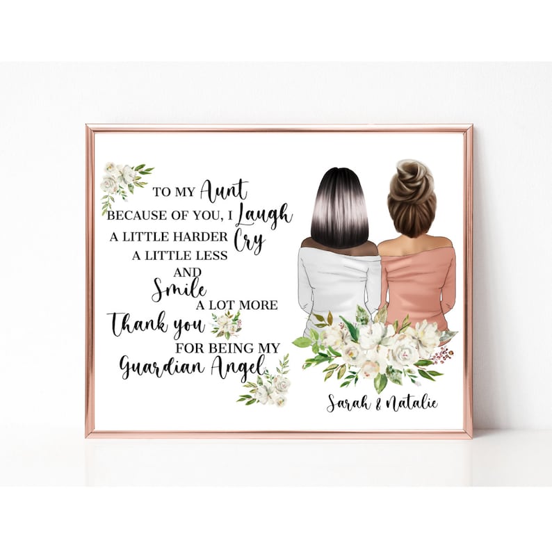 Personalized Auntie Gift, Aunt Gift, Thank You Gift for Aunt, Gift From ...