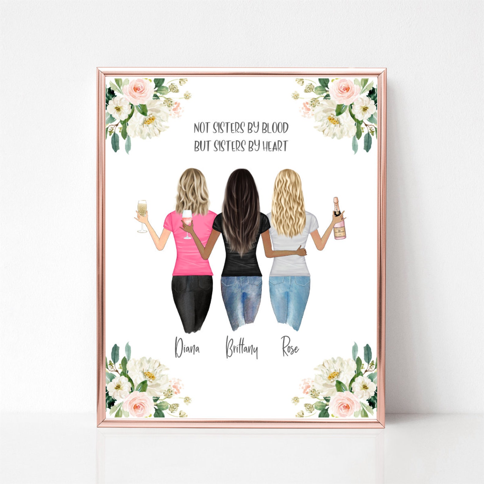 Best Friends Gifts Custom Best Friend Print Digital File - Etsy