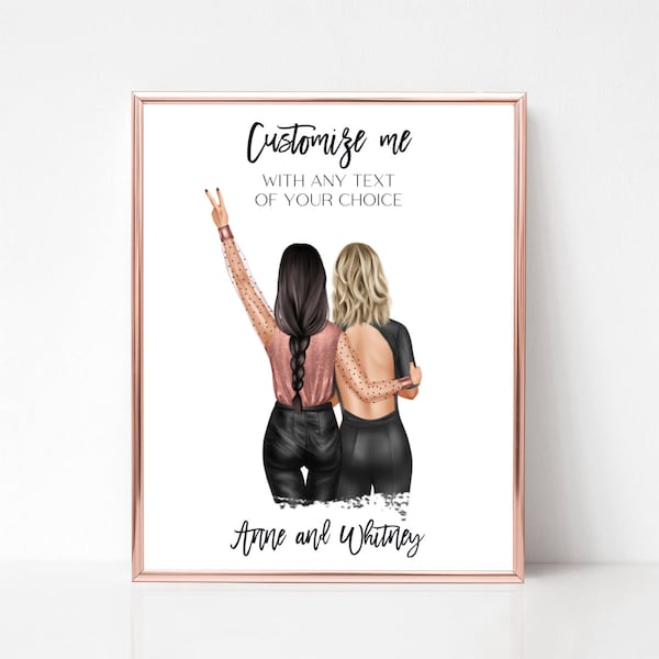 Best Friends Poster - Etsy