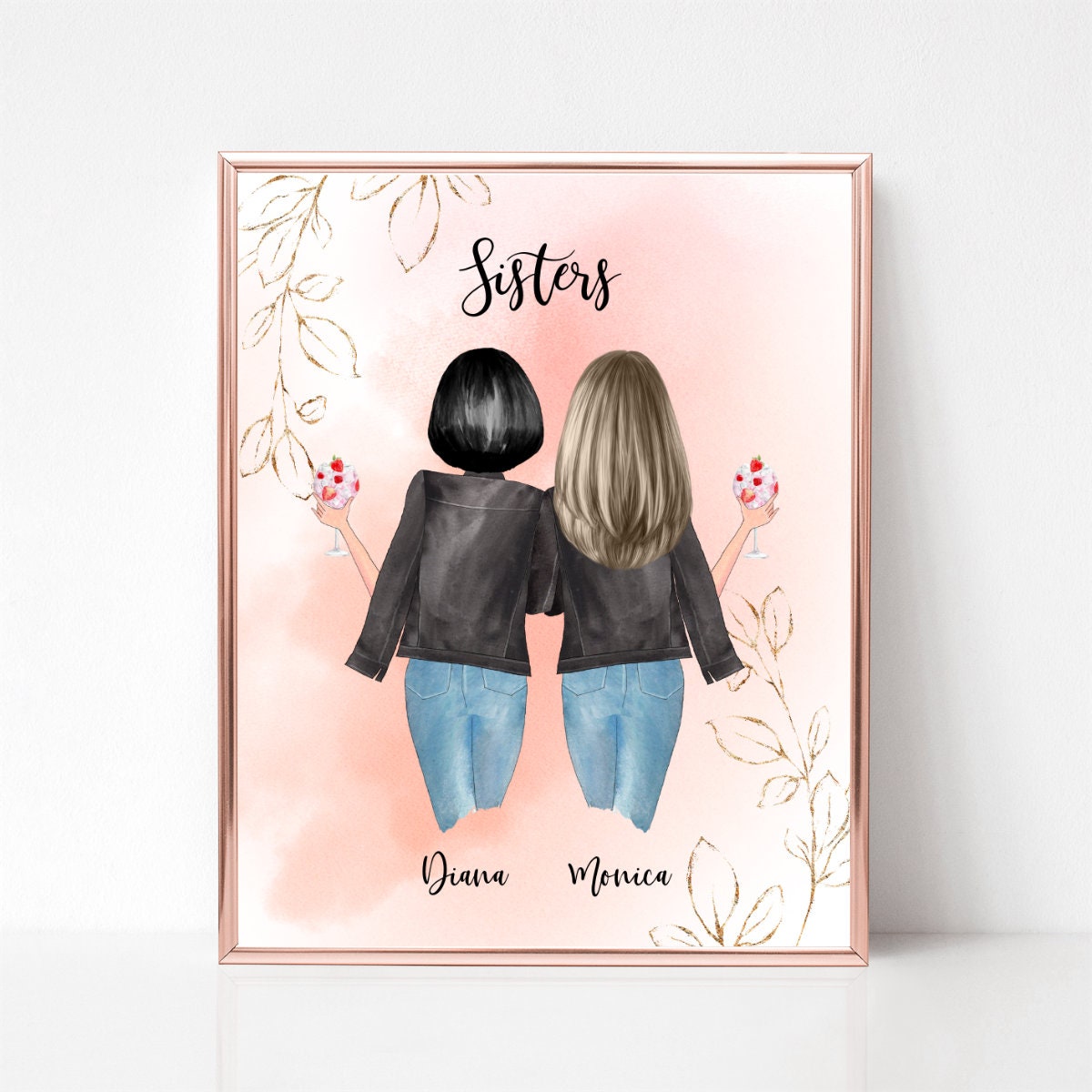Sisters Print Digital File Best Sister Print Sister Moving - Etsy