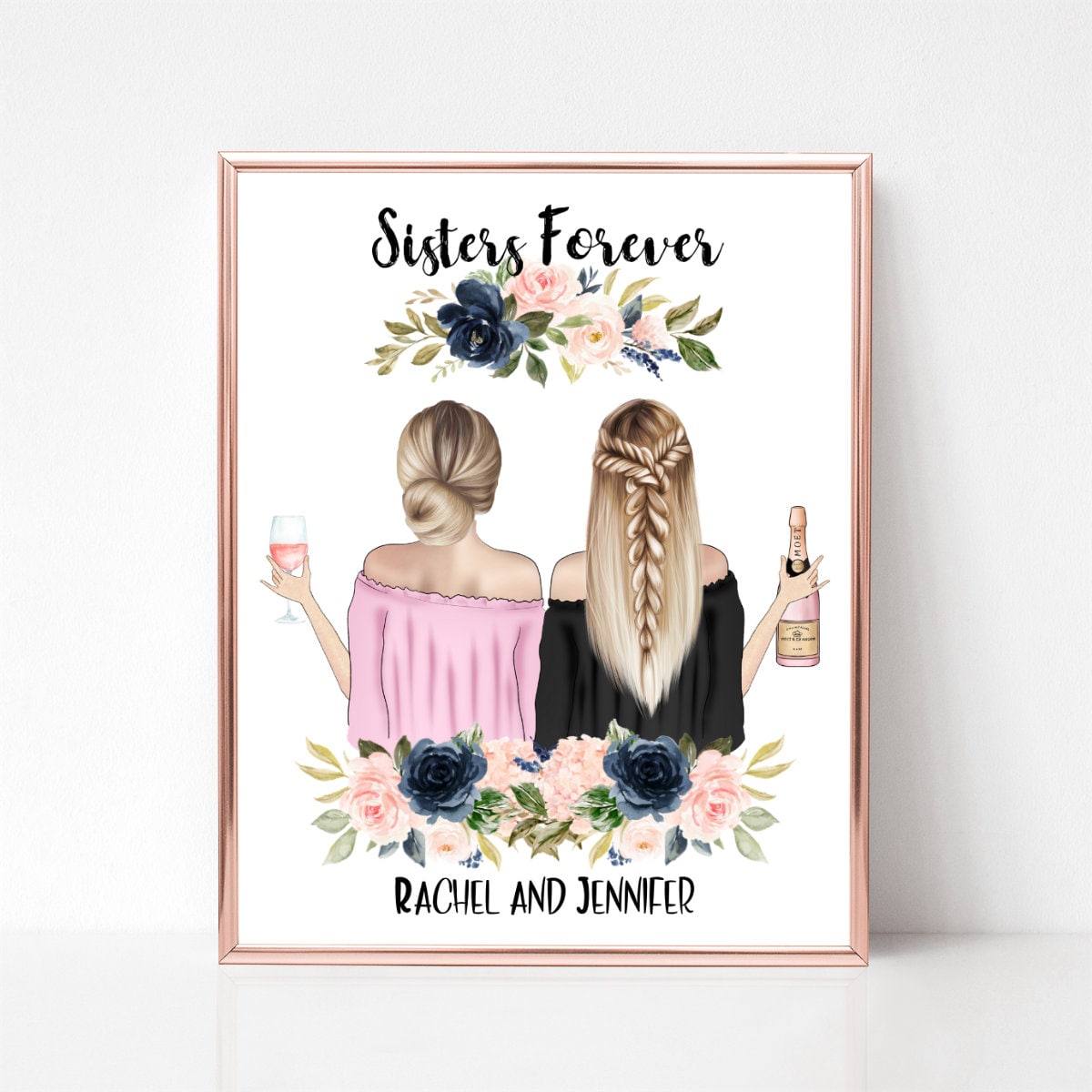 Sister Birthday Gifts Custom Sister Print Digital File | Etsy