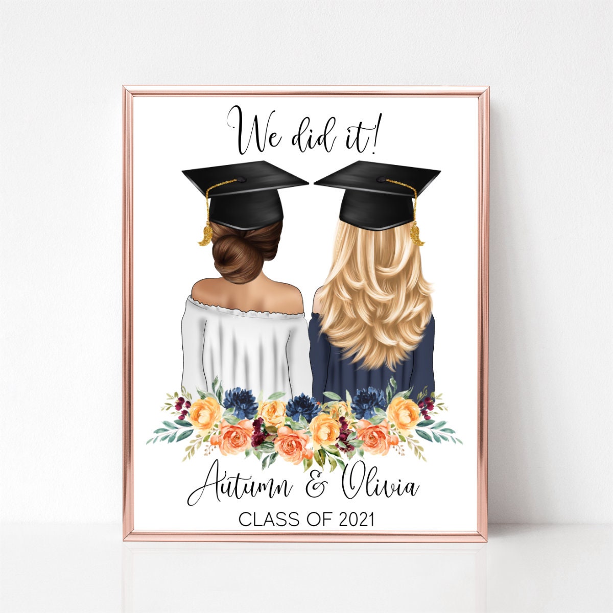 Custom Graduation Gift Personalized Graduation Print Class | Etsy