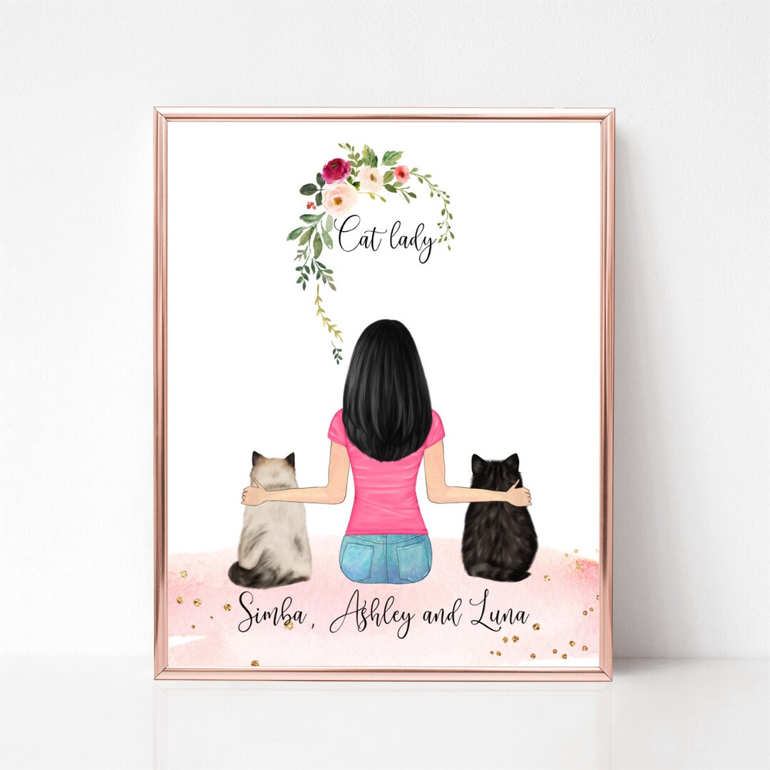 Crazy Cat Lady Print Pet Print Family Pet Print Pet - Etsy.de