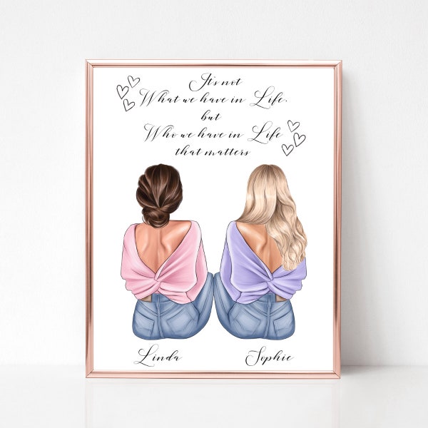 Best Friend Art - Etsy