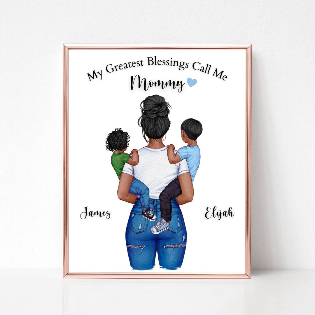 Personalized Mom Print, Mom Birthday Gift From Daughter, Mothers Day ...