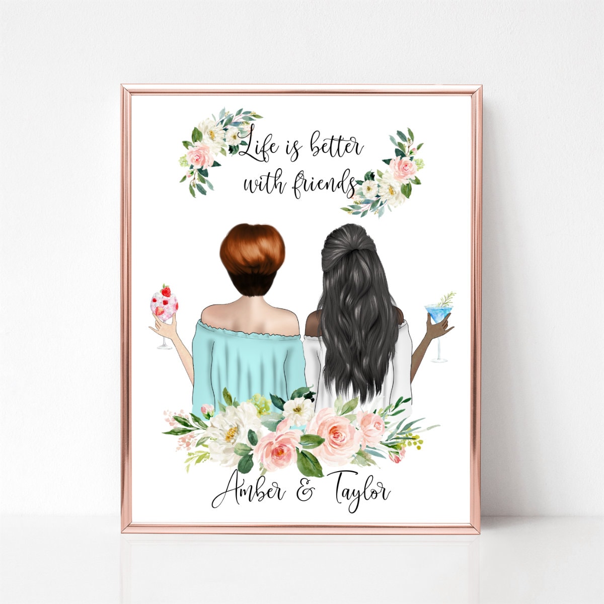 Digital Drawing & Illustration secret santa birthday gift best friend ...