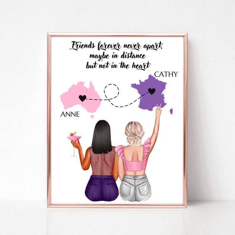 Friends Forever Never Apart Maybe in Distance but Not in the Heart ...