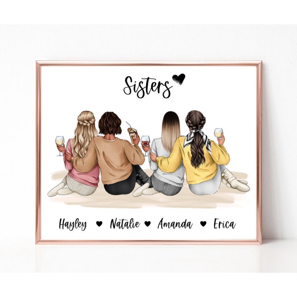 Four Sisters Art - Etsy
