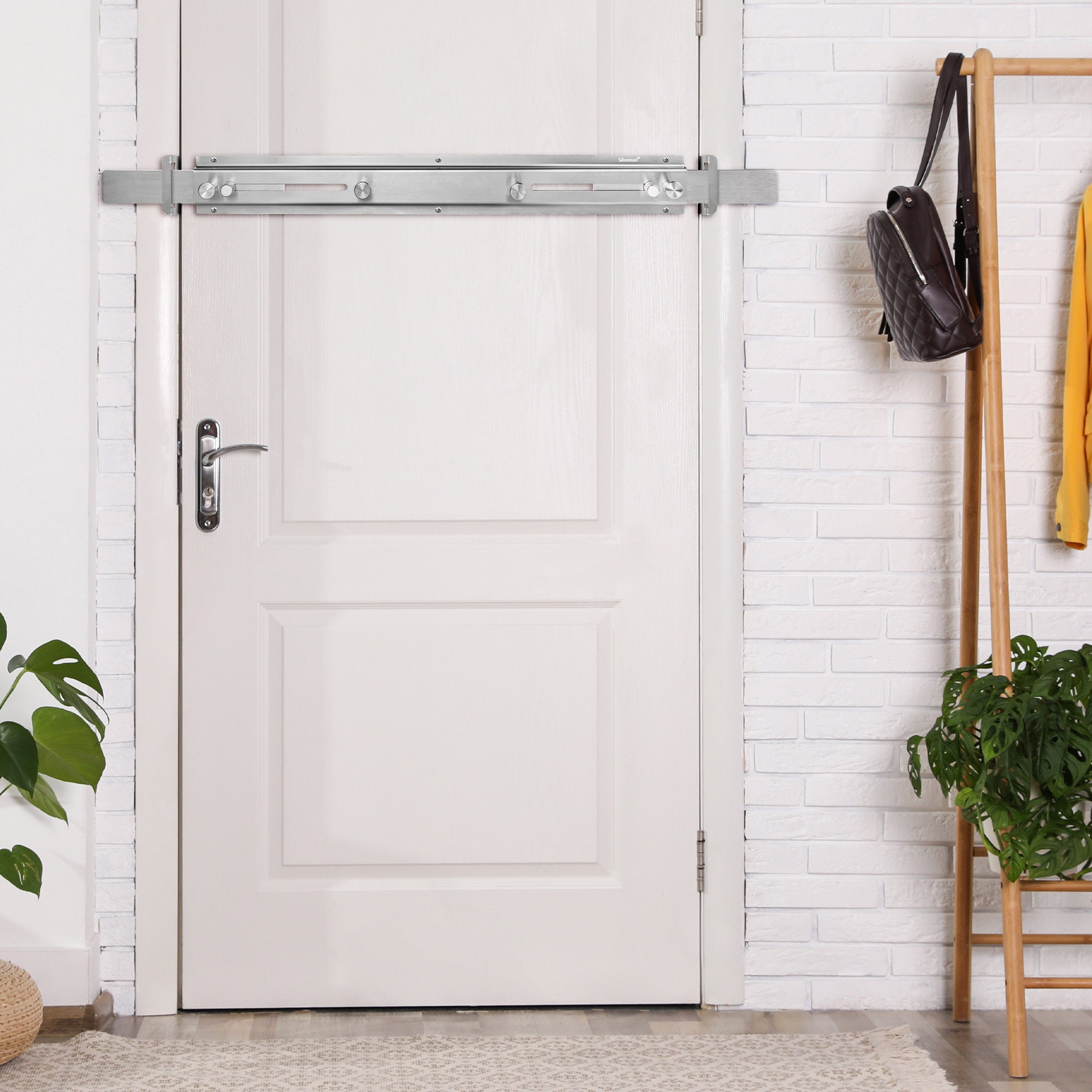 Door Barricade Bar With Door Hook Door Hanger Patented Design to Stop ...