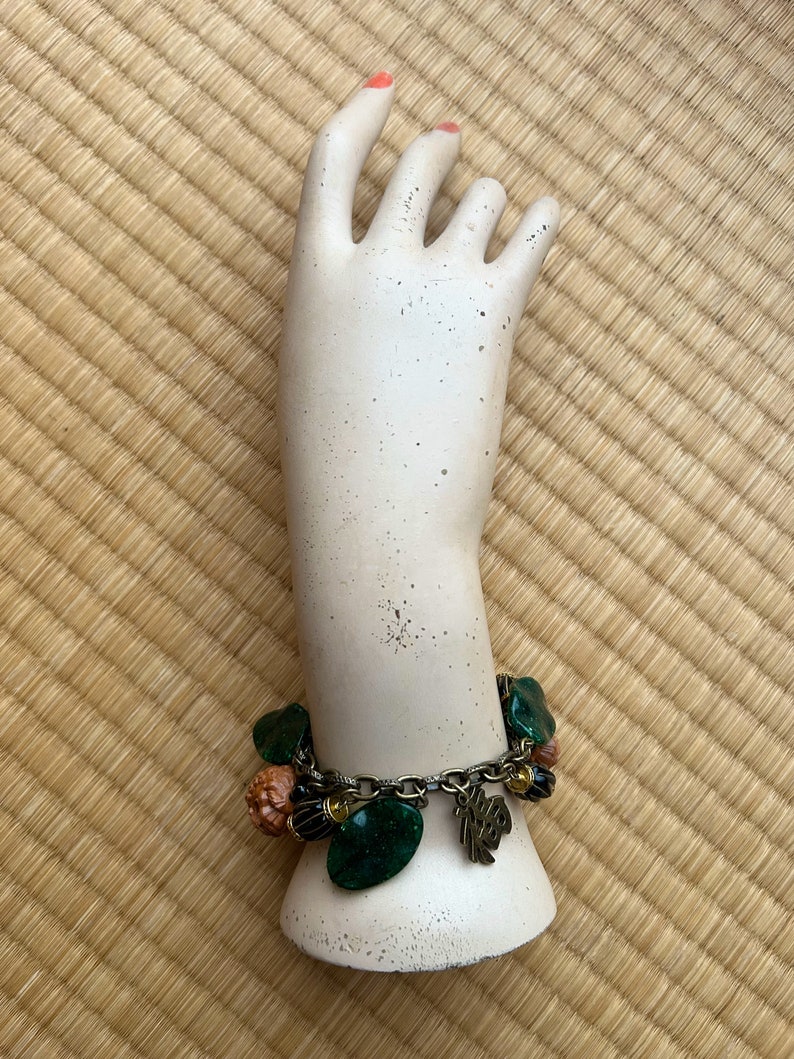 Asian Lucky Charm Bracelet,asian Theme Vintage Style Beads Bracelet ...