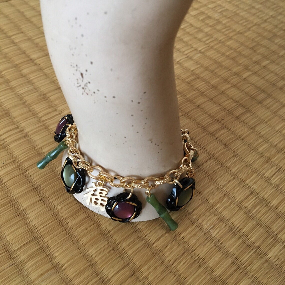 Asian Lucky Charm Bracelet,asian Theme Vintage Style Bracelet,chinese ...